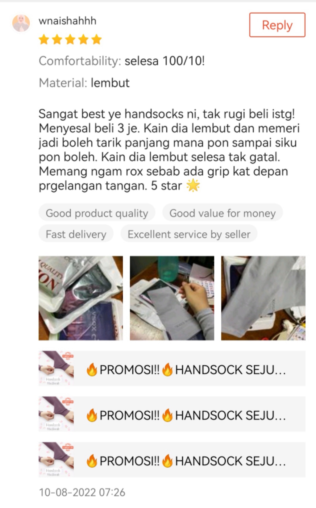 🔥PROMOSI!!🔥HANDSOCK SEJUK HANDSOCK VSOX COOL MUSLIMAH PANJANG LENGAN ...