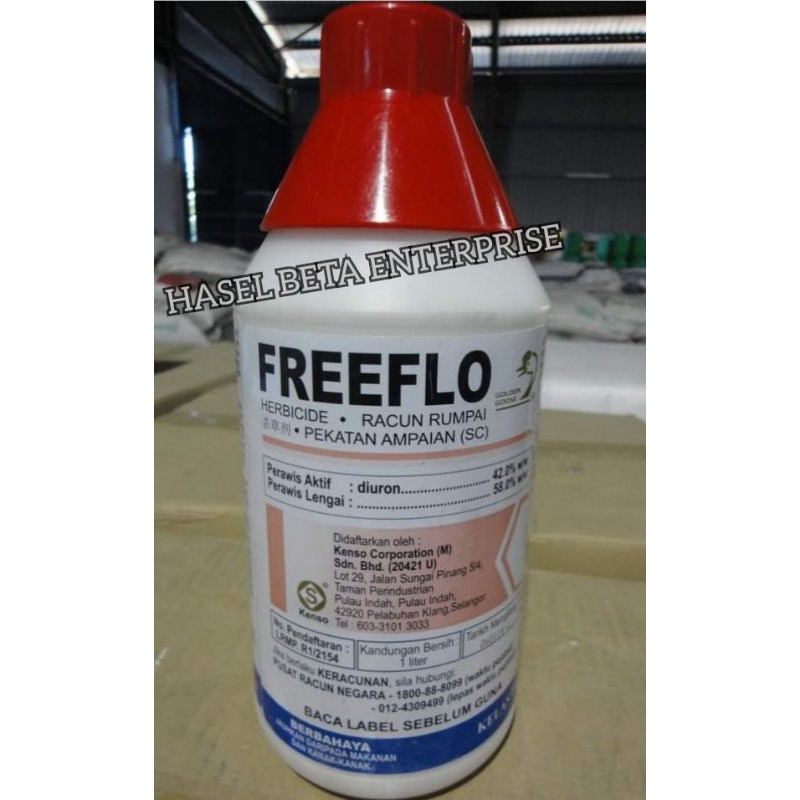 Racun Rumpai Freeflo 🌿 1 liter 🌱 Rumput sambau dan rumput kerbau | Shopee Malaysia