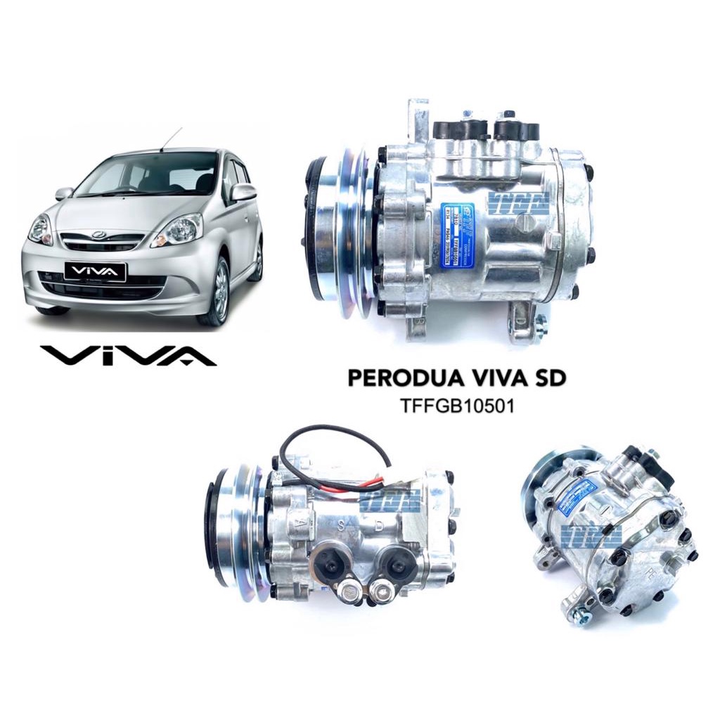 🔥HOT SALES🔥【Ready Stock!!】CAR AIRCOND PART COMPRESSOR PERODUA VIVA SD ...