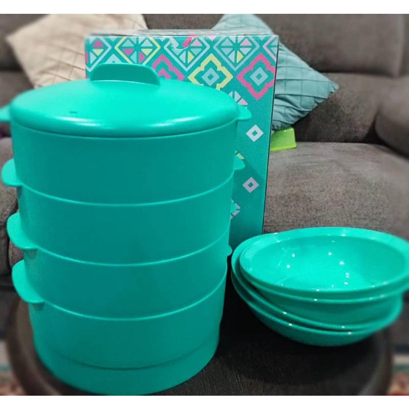 Steamer / Kukus Steam It Tupperware (4 pcs) | Shopee Malaysia