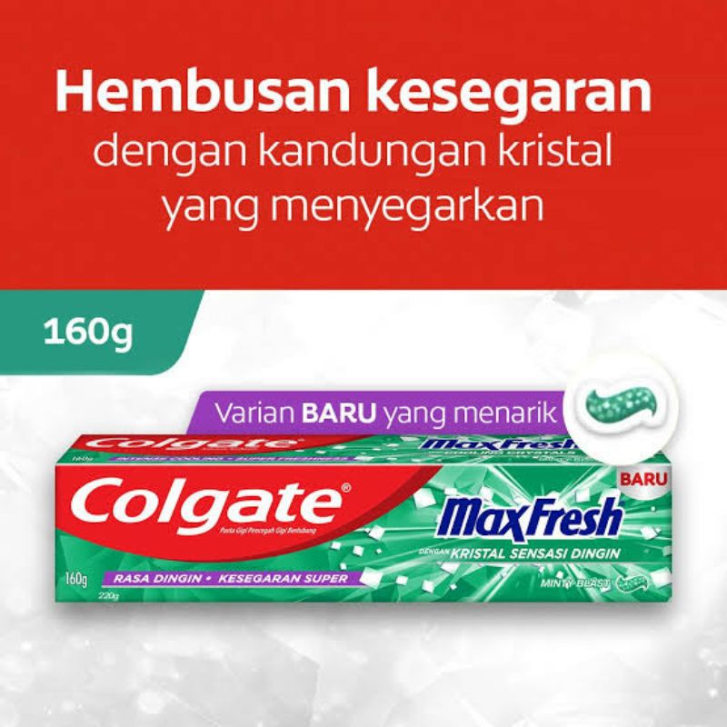 Colgate Max Fresh Toothpaste 160g | Shopee Malaysia
