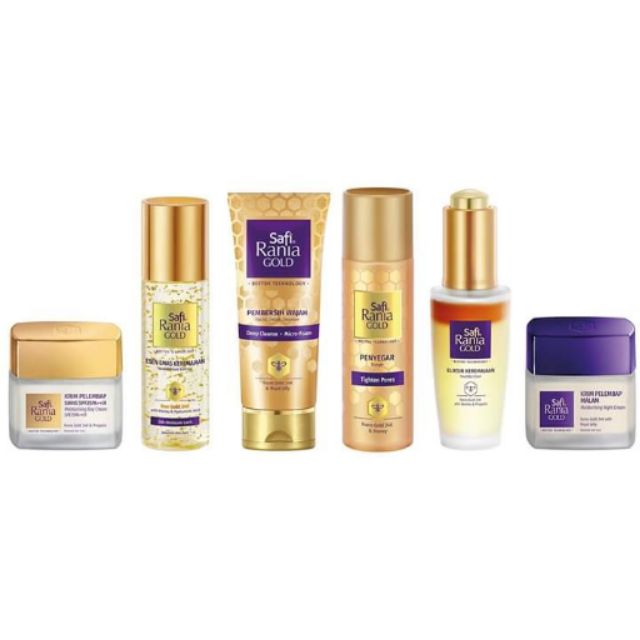Safi Rania Gold set (6 item New with box ) | Shopee Malaysia