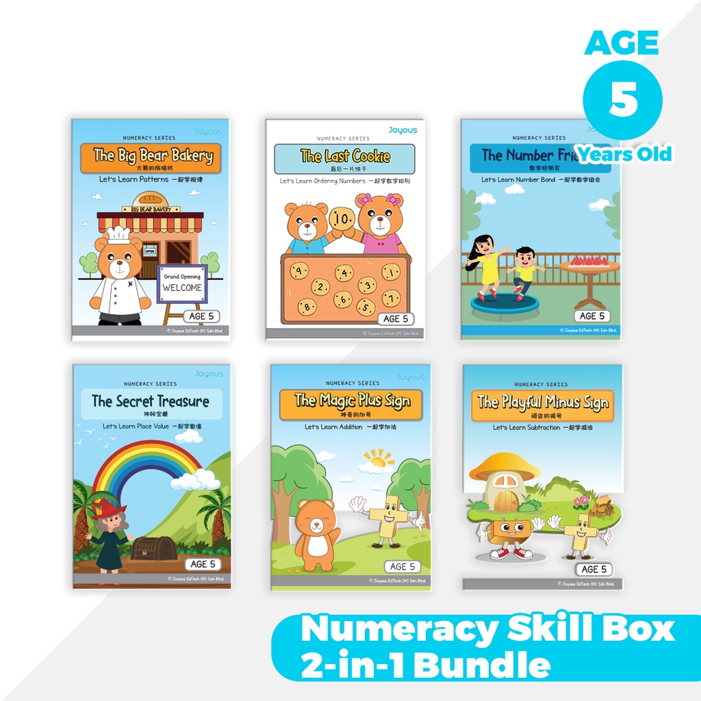 Joyous Numeracy Skill Box | Child Early Learning Numbers Book | Age 5 ...