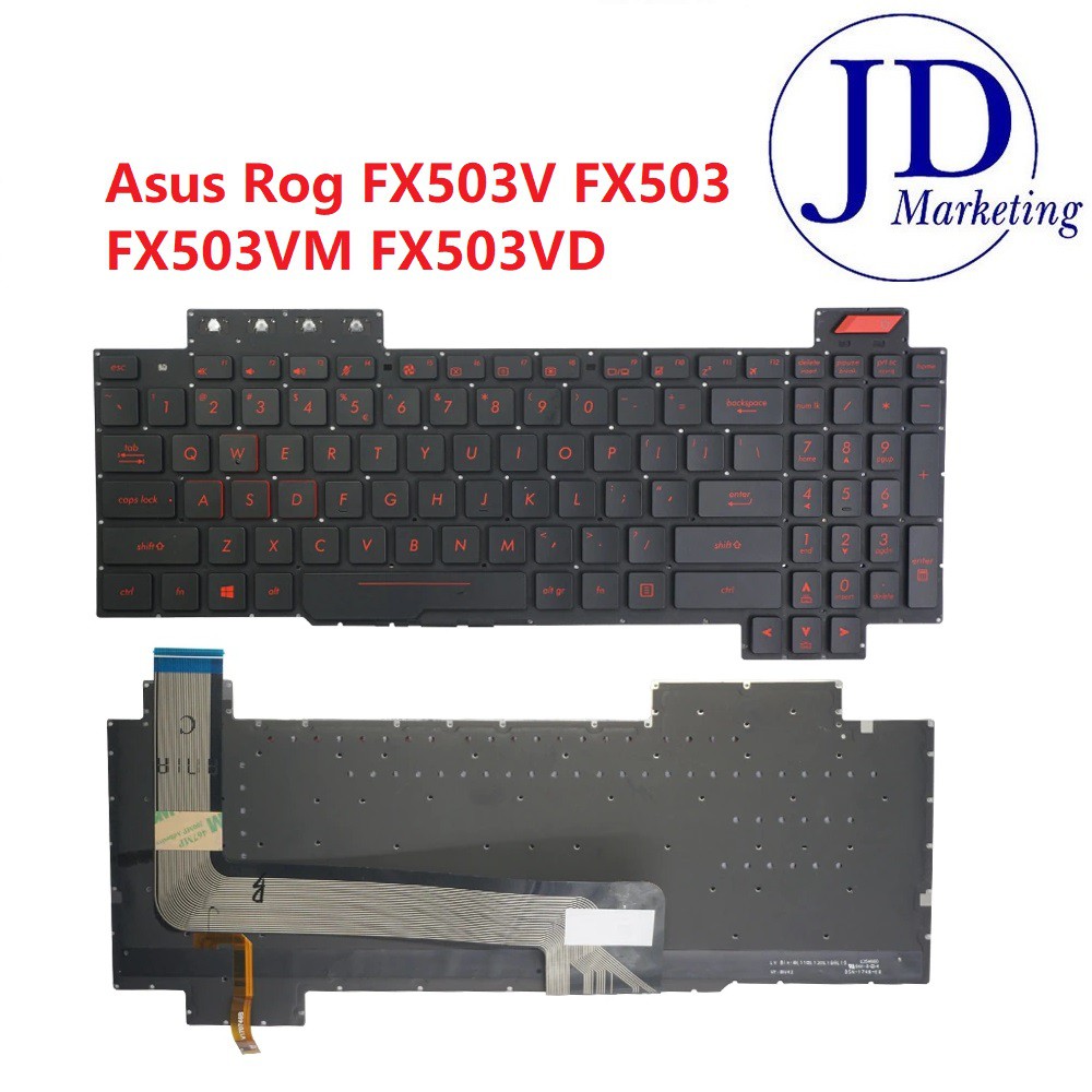 US Backlit ASUS ROG FX503 FX503V FX503VM FX503VD FX63 FX63V FX63VD ...