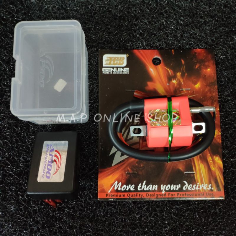 Honda Wave100 Wave100r Cdi Racing Heavyduty Apido + Plug Coil Racing ...