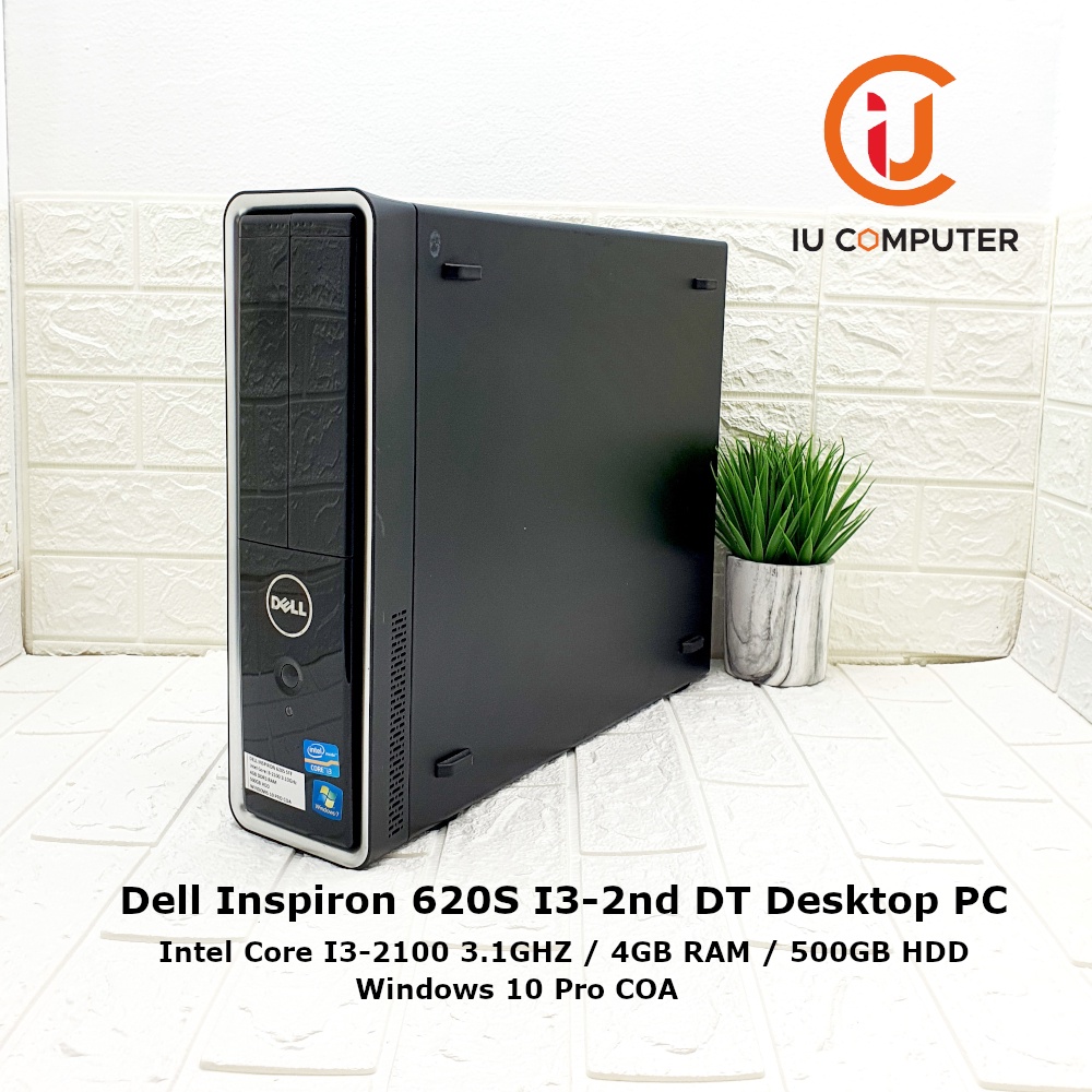 DELL INSPIRON 620S DT INTEL CORE I3-2100 4GB RAM 500GB HDD USED DESKTOP ...