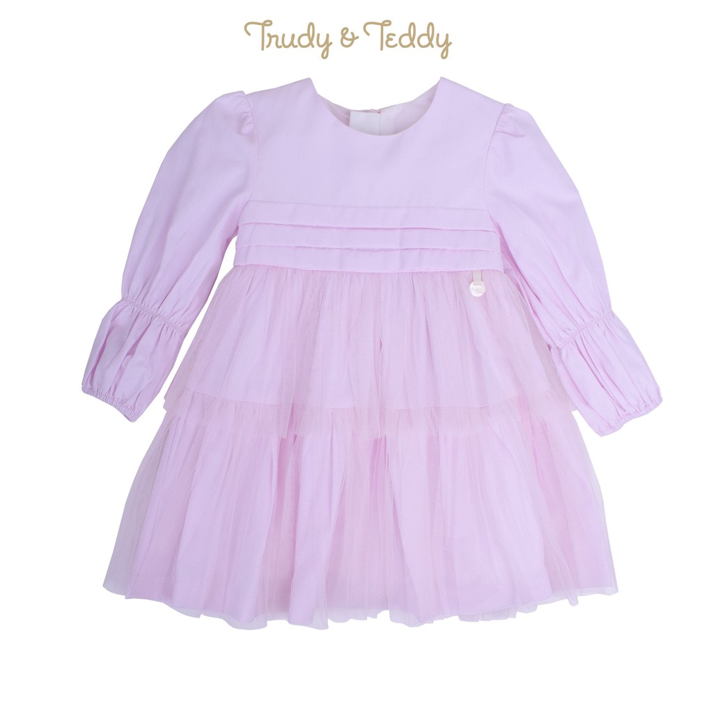Trudy & Teddy Girl Long Sleeve Dress - Light Pink T945002-3110-P1 ...