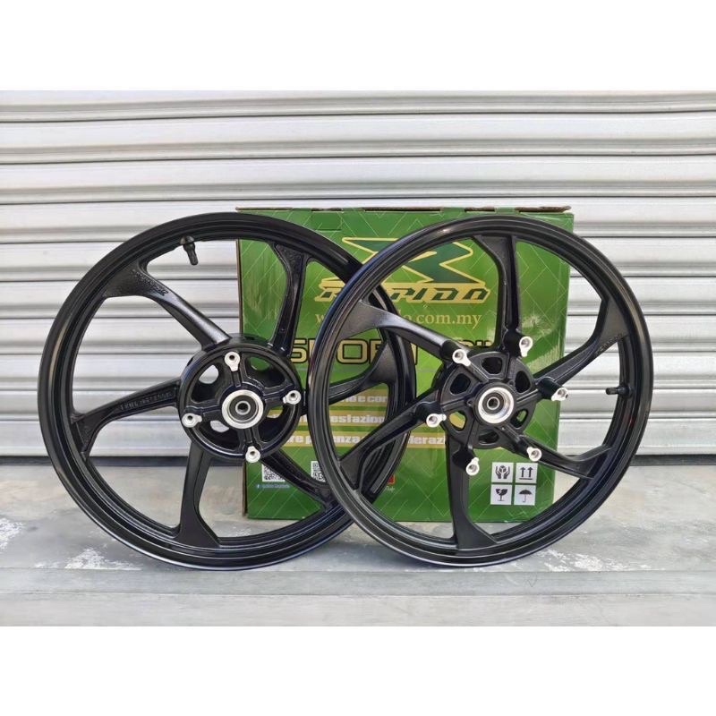 HONDA RS150R / RSX 150 ABS 608 SPORT RIM 160/185-17 RS150 (BLACK -608 ...