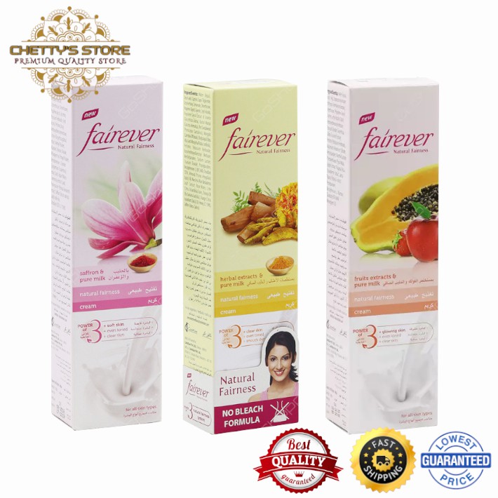Fairever Natural Fairness Cream 50g/100g | Shopee Malaysia