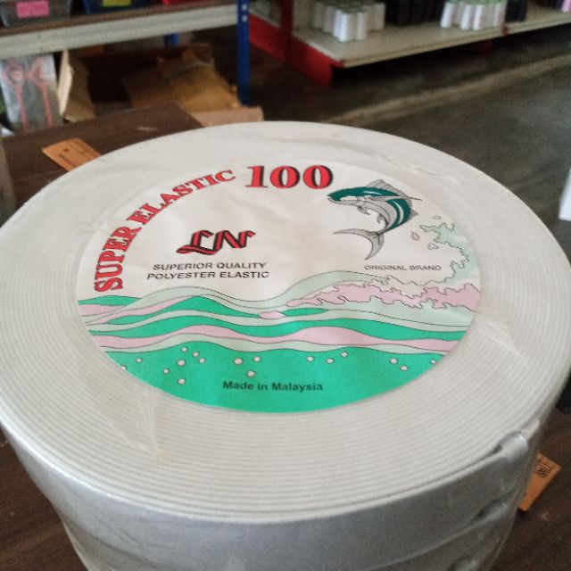 1" Getah Pakaian (Fish) Warna Putih : 25 Ela / Roll | Shopee Malaysia