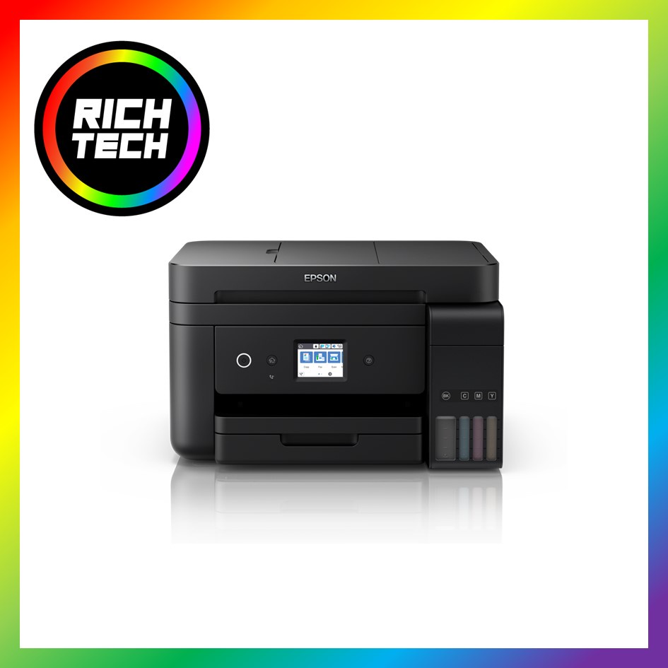 EPSON L6190 WI-FI DUPLEX ALL-IN-ONE INK TANK PRINTER WITH ADF | Shopee ...