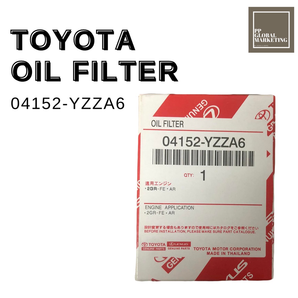 TOYOTA OIL FILTER | 04152-YZZA6 OIL FILTER | OIL FILTER | TOYOTA ...