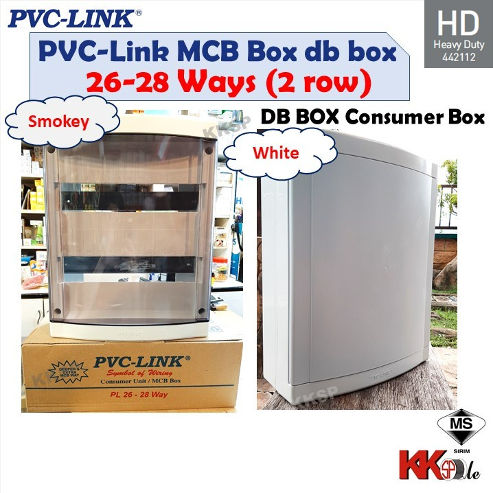 (HEAVY DUTY) PVC LINK 26-28 Ways electrical box 26 Ways 28 Ways PVC MCB ...