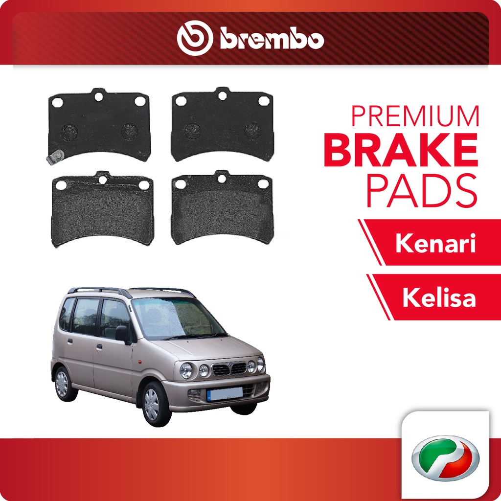 BREMBO Front Pads (1 set) - Compatible with Kenari, Kelisa | Shopee ...