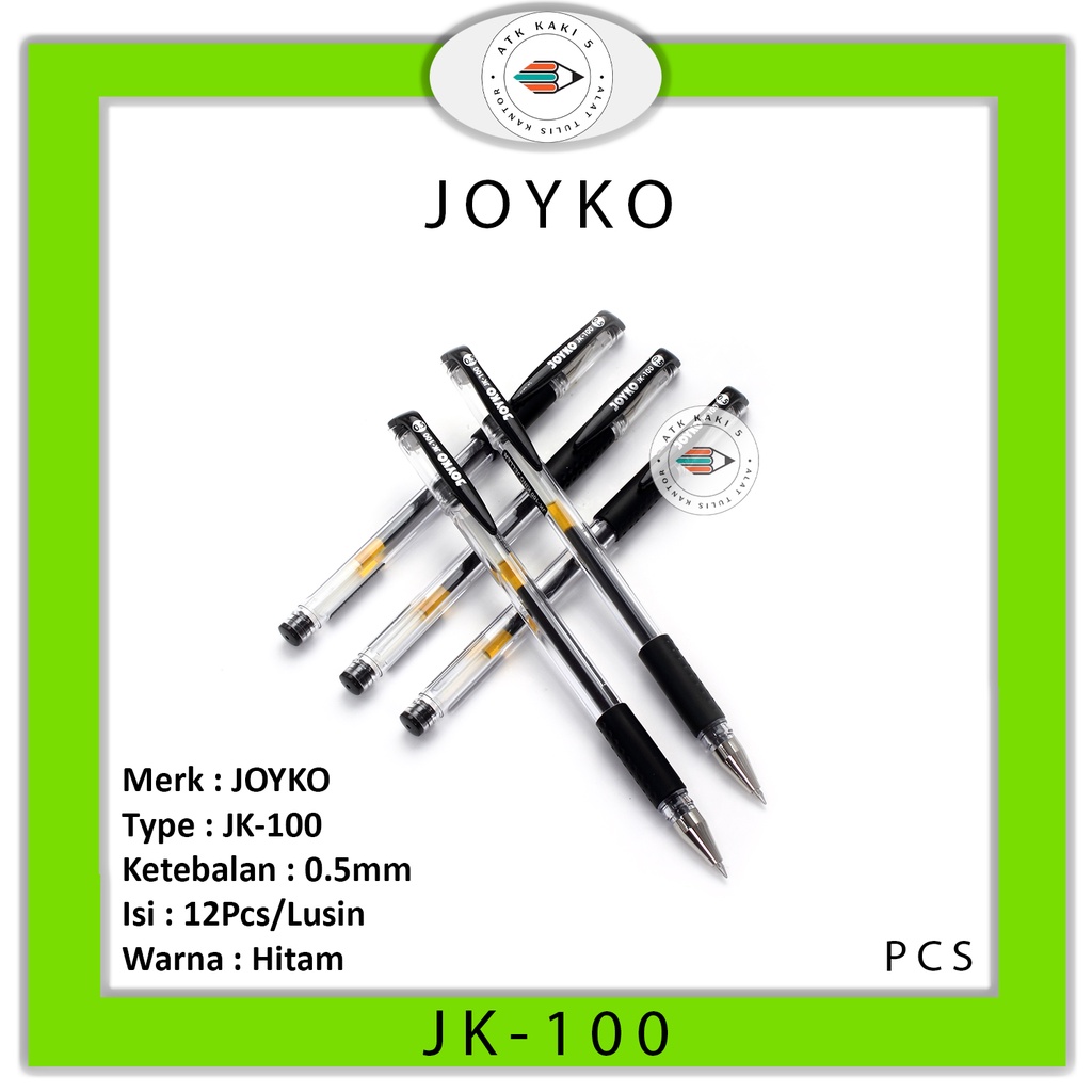 JOYKO - Black Ballpoint JK-100 - PCS | Shopee Malaysia