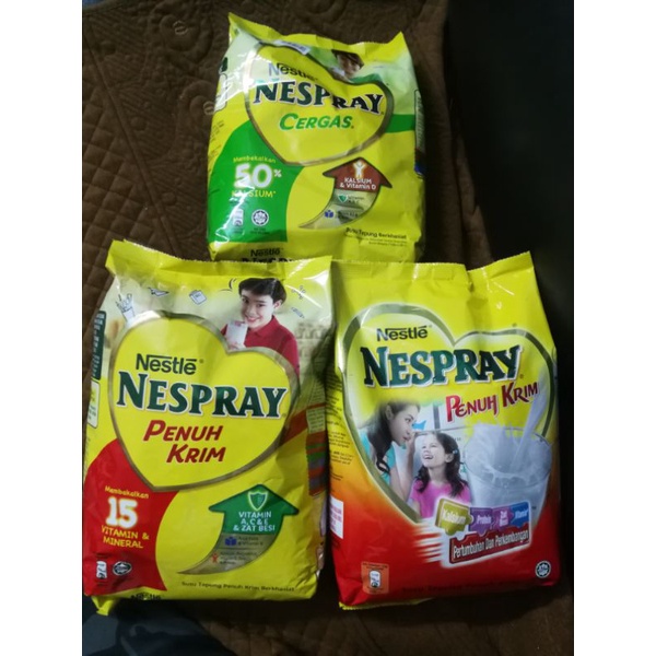Nestle Nespray Full Cream Milk Powder (1.6kg/1.4kg/1.2kg) | Shopee Malaysia