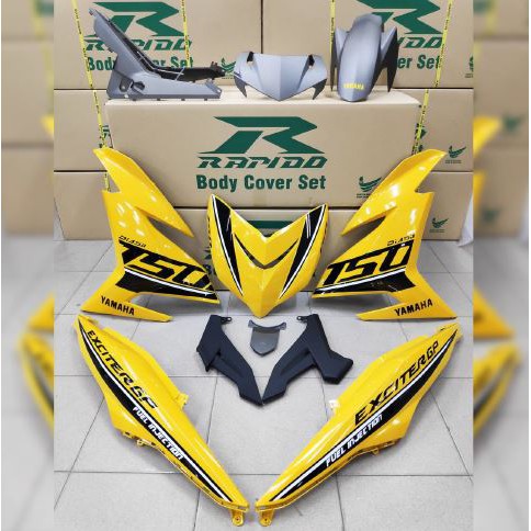 [READY STOCK] RAPIDO COVER SET Y15ZR V1/V2 EXCITER GP-150 (4) (STICKER TANAM/AIRBRUSH) | Shopee ...