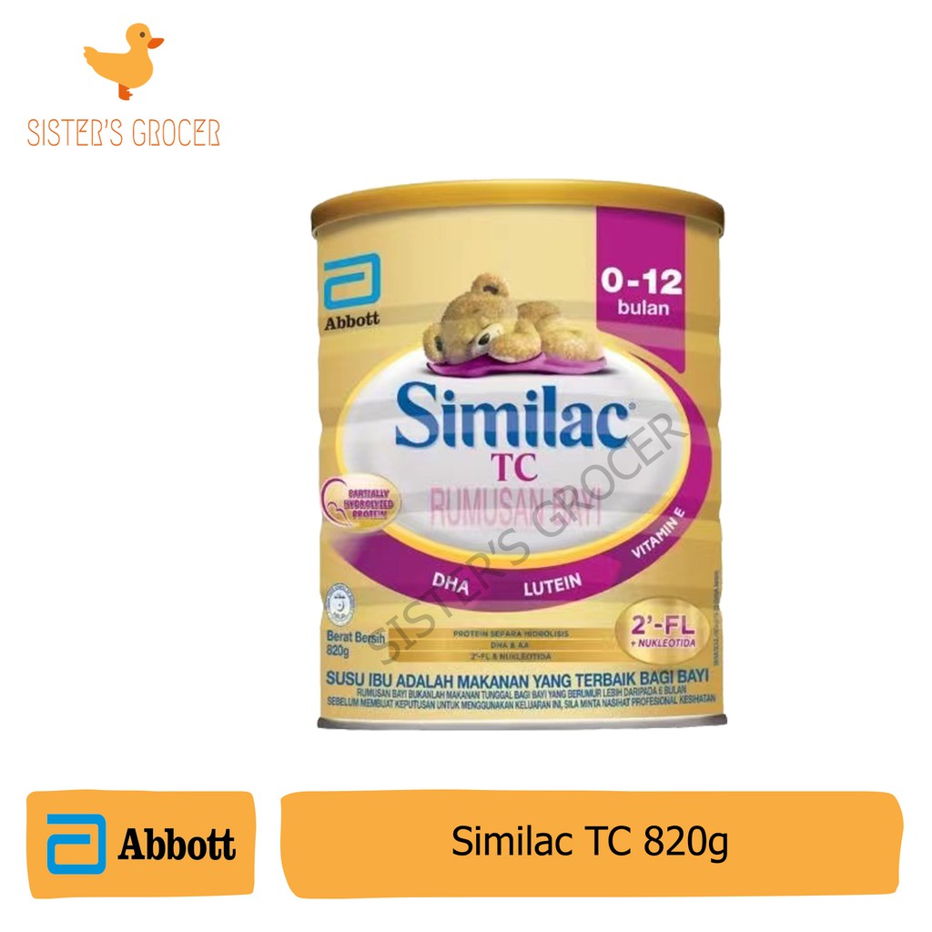 Similac TC 0-12 Bulan 820g（NEW PACKING） / 360g | Shopee Malaysia