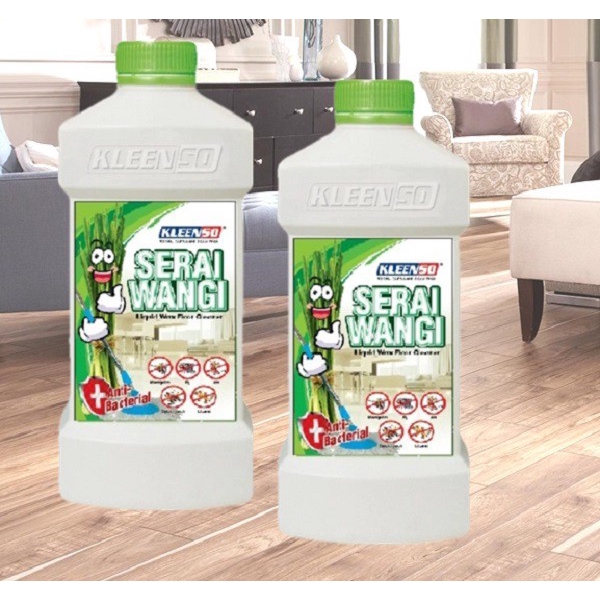 KLEENSO Serai Wangi Liquid Wax Floor Cleaner 1 Litre X 2 Btls | Shopee ...