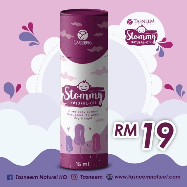 Stommy Natural Tasneem Oil 🔥 Minyak Telon Baby 🔥 | Shopee Malaysia