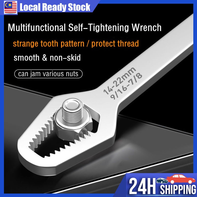 15 in 1 Universal Wrench Multifunctional Ratchet Wrench Double-Head ...