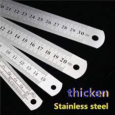 Standard Steel Ruler Metal Ruler 30cm/60cm | Shopee Malaysia