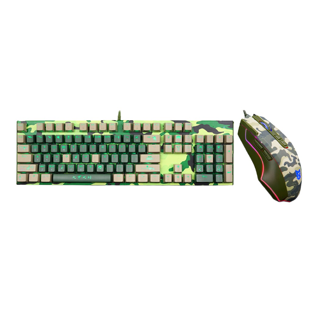SUNSONNY S-J5C MECHANICAL KEYBOARD + M17 RGB GAMING MOUSE | Shopee Malaysia