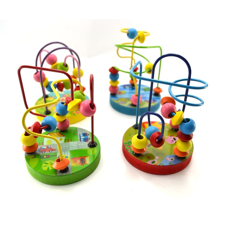 🔥READY STOCK🔥Wooden Educational Toys Mini Bead/ Puzzle abacus beads ...