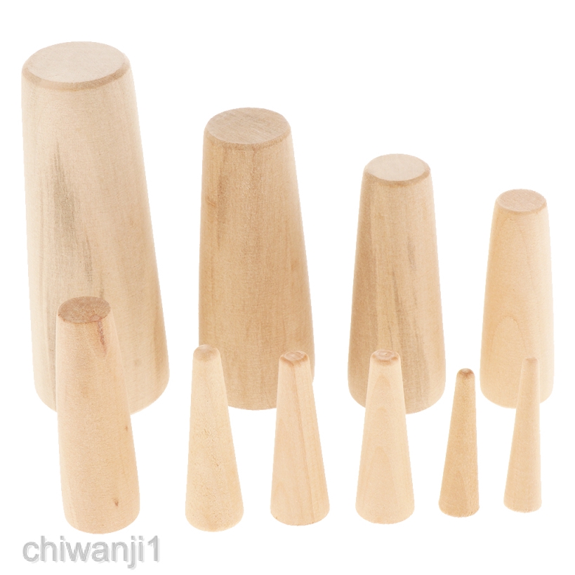 [chiwanjicdMY] 10pcs Boat Wooden Conical Bungs Set Emergency Hole ...