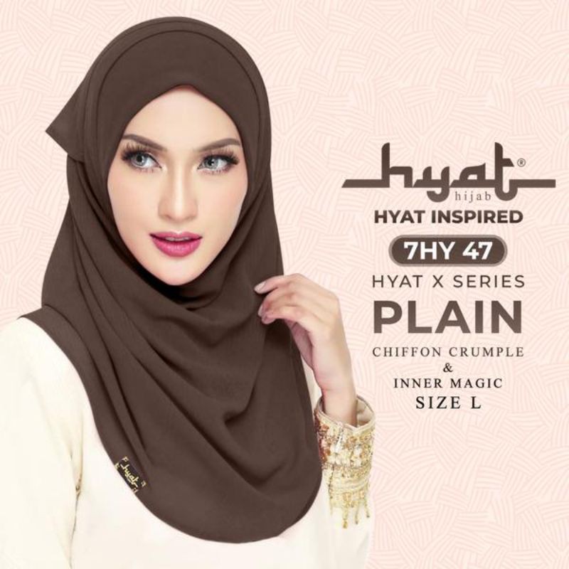 💥 HOT ITEM 💥 Hyat x Series Plain + Inner Magic Collection💥 | Shopee ...