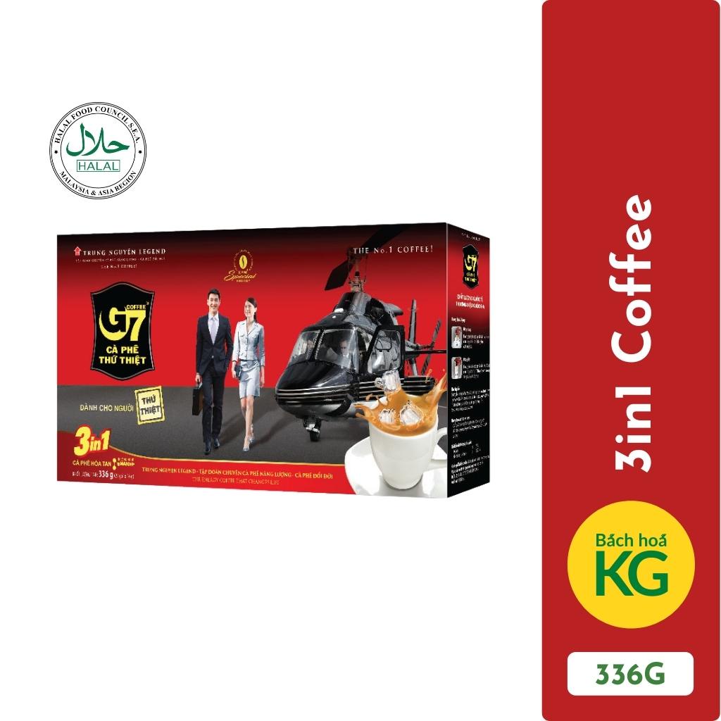 TRUNG NGUYEN G7 3in1 milk coffee box 336g (21pcs x 16g) - Cà phê sữa hộp Trung Nguyên G7 3in1 ...