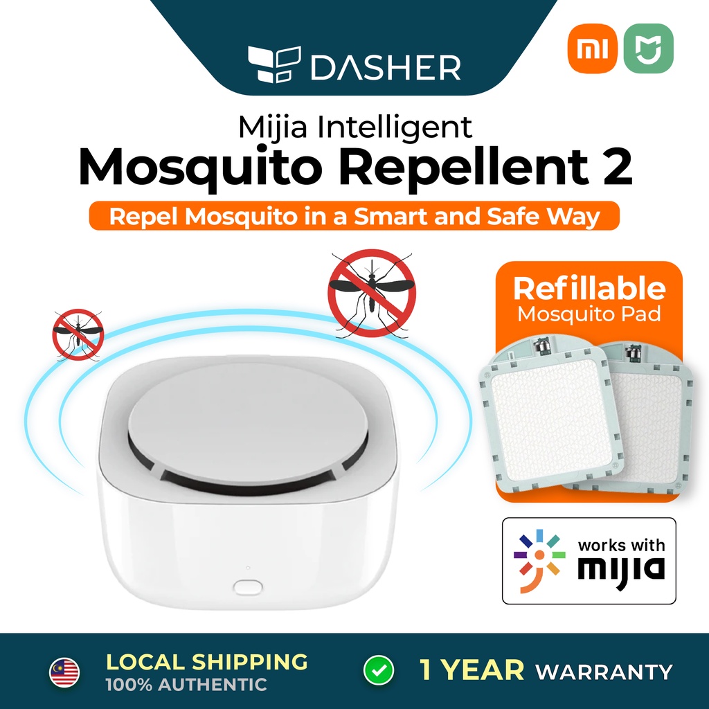 Xiaomi Mijia Intelligent Mosquito Repellent 2 with Refillable Mosquito ...