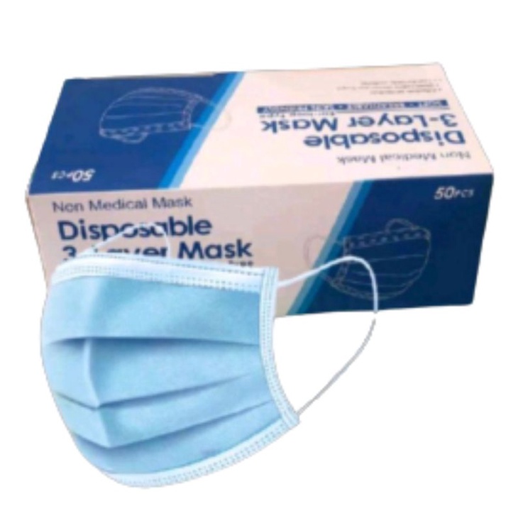 [Ready Stock] Face Mask 3ply 50 pcs Blue/Black /KF94 10Pcs White/Black ...