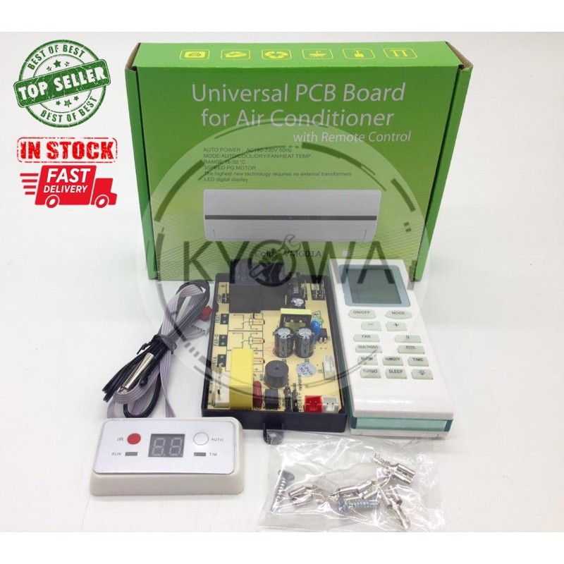PCB UNIVERSAL AIR COND CONTROL FOR AIR CONDITIONING | Shopee Malaysia