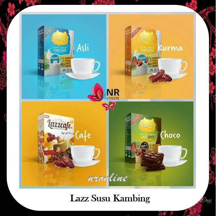 SUSU KAMBING LAZZ (ASLI/ KURMA/ CHOCO/CAFE/STRAWBERRY) | Shopee Malaysia