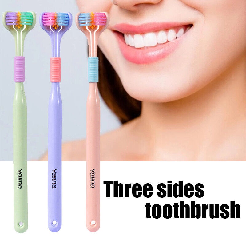 Yalina 3 Sides Toothbrush Adult & Kids 雅琳娜三面细软毛小头牙刷 成人&小孩 Berus Gigi ...