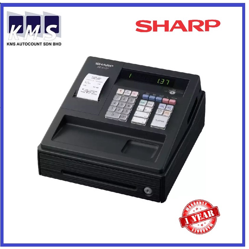 SHARP CASH REGISTER MACHINE XE-A137 (GST FUNCTION) | Shopee Malaysia