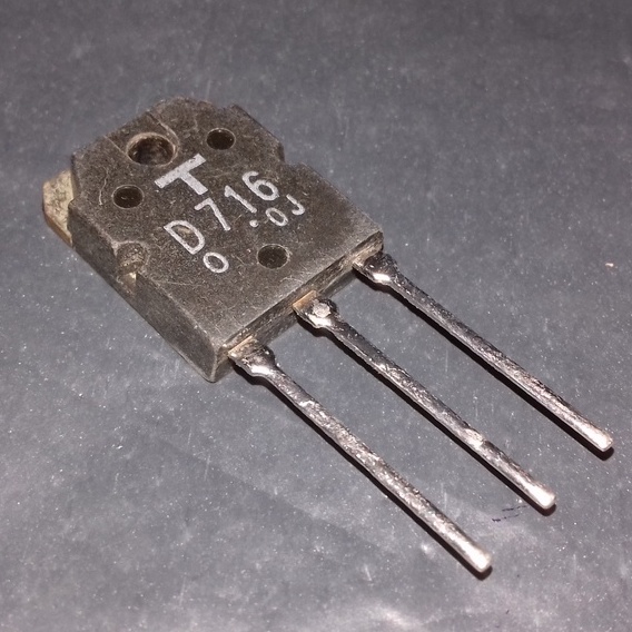 2SB686 B686 2SD716 D716 6A 100V 60W PNP NPN AUDIO POWER TRANSISTOR ...