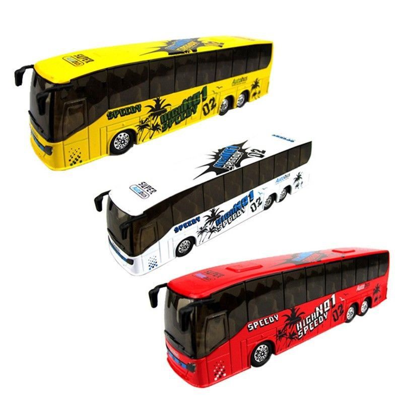 Diecast Metal Alloy Bus Toy with Music And Light (1032) | Shopee Malaysia
