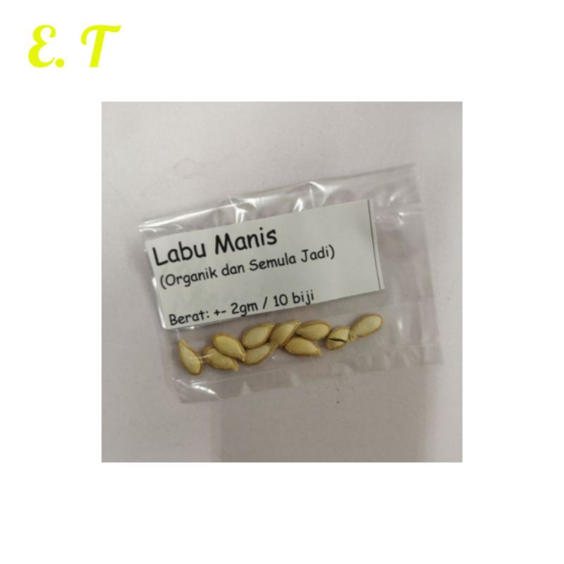 Labu Manis Seed Seeds Organik dan Semula Jadi ET | Shopee Malaysia