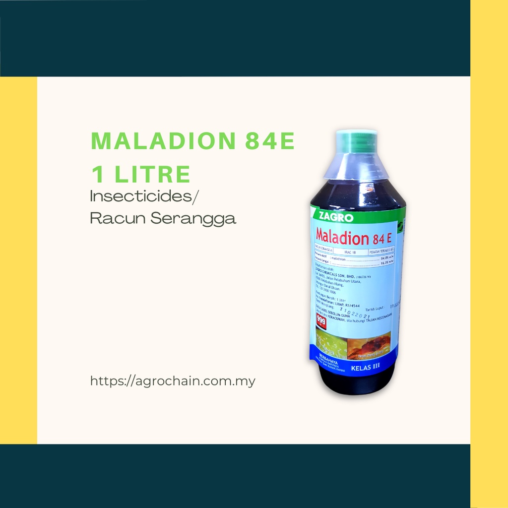 ZAGRO - MALADION 84E - 1 LITRE (RACUN SERANGGA/杀虫药/INSECTICIDE ...