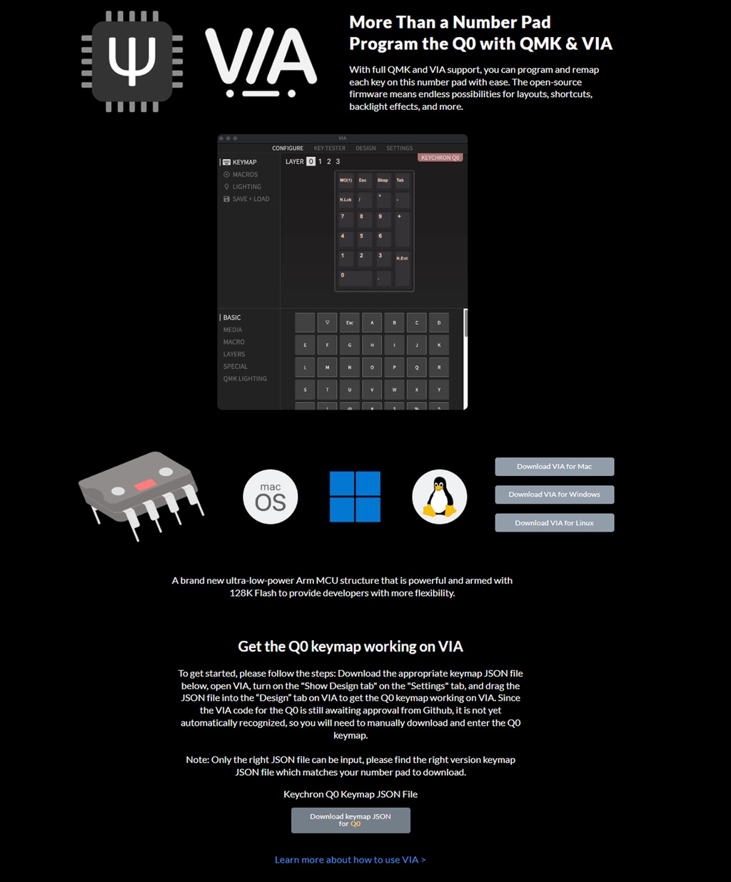 Keychron Q0 Hot Swap RGB Frame Barebone Number Pad - (Grey/Black ...