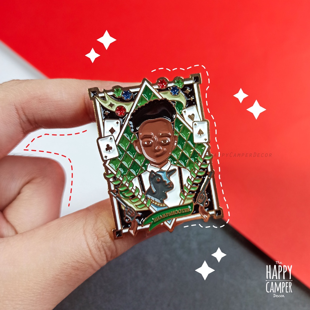 Sharpshooter - Jesper Fahey "Six of Crows" | Enamel Pin | Shopee Malaysia