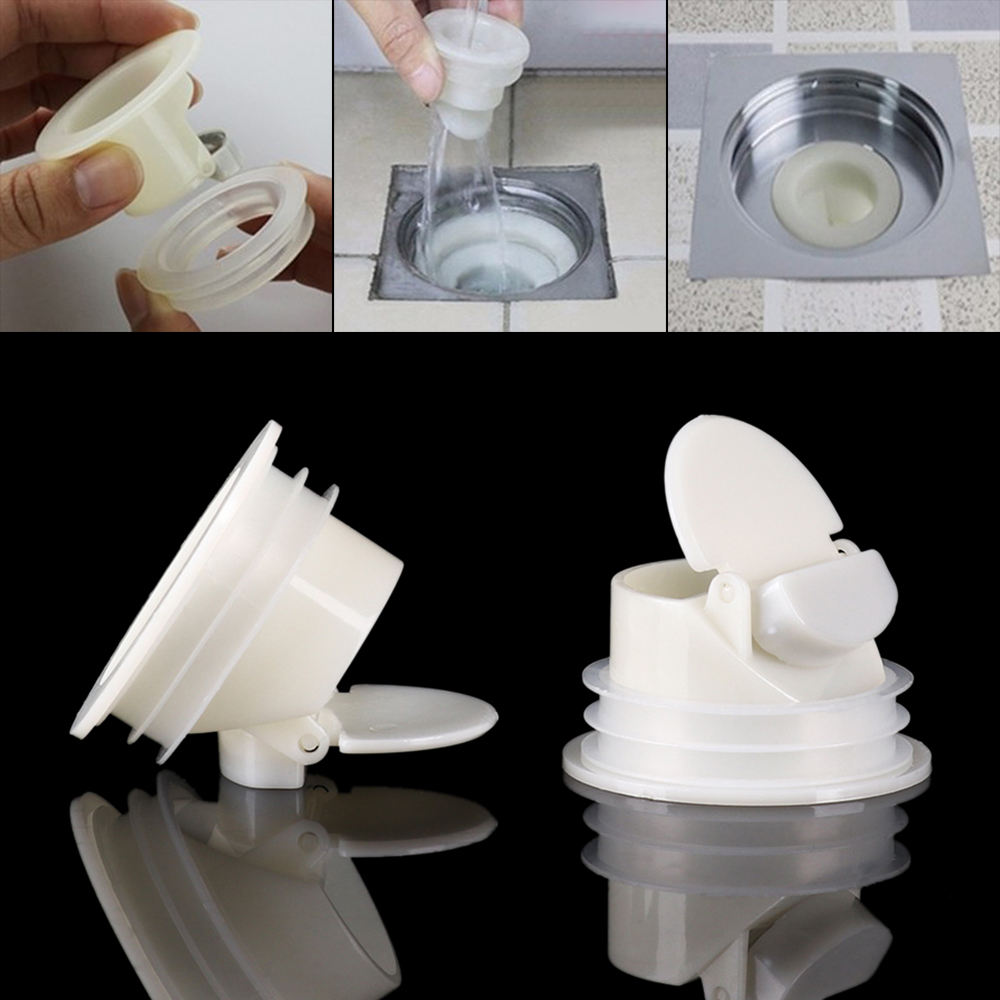 1pcs Anti Odor Stopper Floor Drain One Way Valve Shower Drainer Drain ...