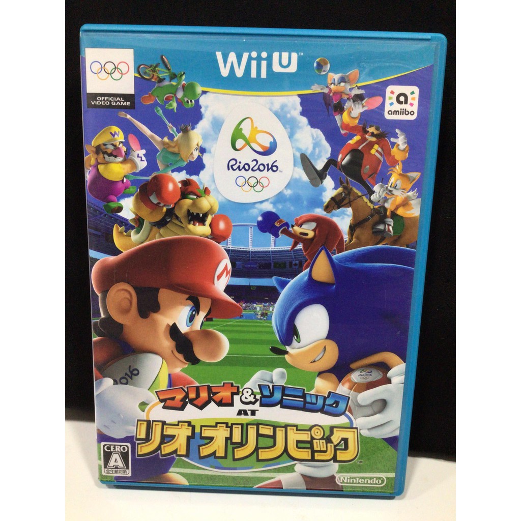 Original Disc [Wii U] Mario & Sonic at the Rio 2016 Olympic Games ...