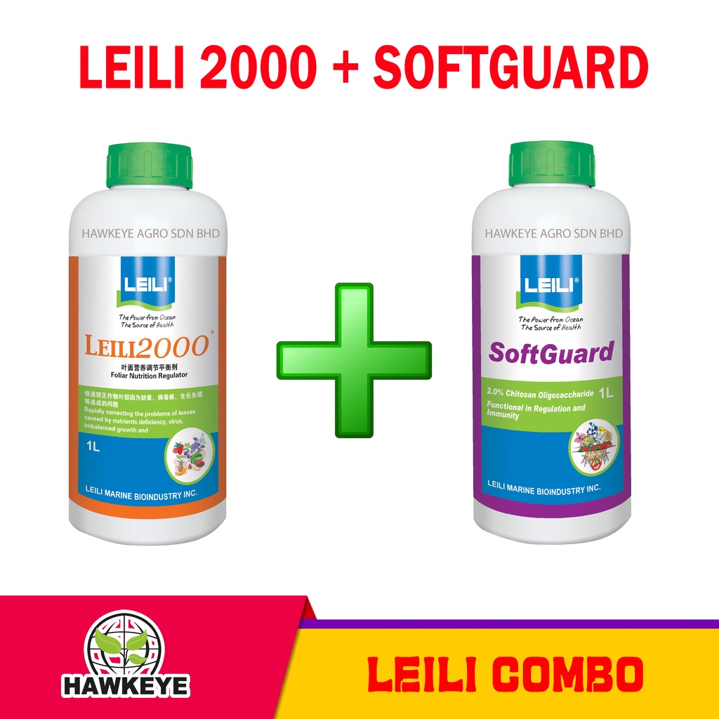 Leili Combo - Leili 2000 1L + Leili Softguard 1L High Grade Seaweed ...