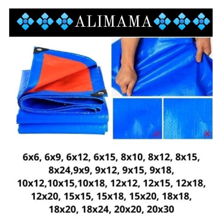 💥Kanvas/Canvas Biru Orange/Canvas Lori/Kembes/ Kanvas Biru Oren /Khemah ...