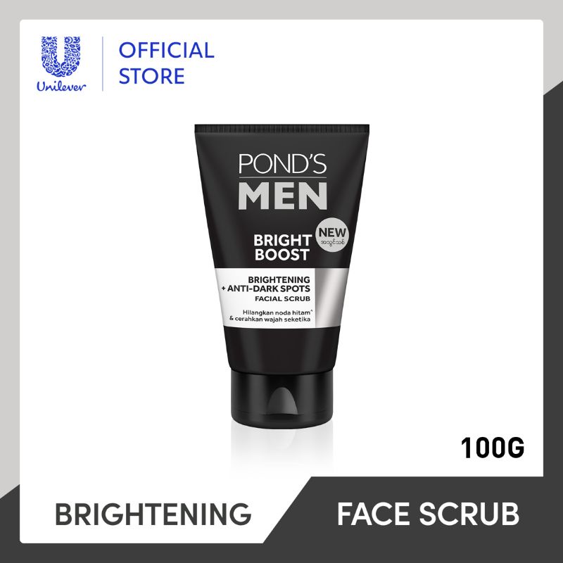 Ponds Men Bright Boost Brightening Facial Wash Soap 100gr | Shopee Malaysia