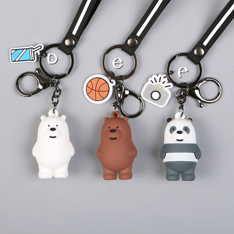 Cartoon Figure Keychain We Bare Bears | Shopee Malaysia