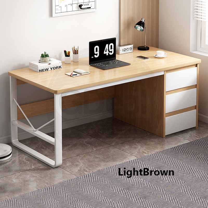 GDeal Computer Desk Large Desktop Table Home Economic Office Study ...